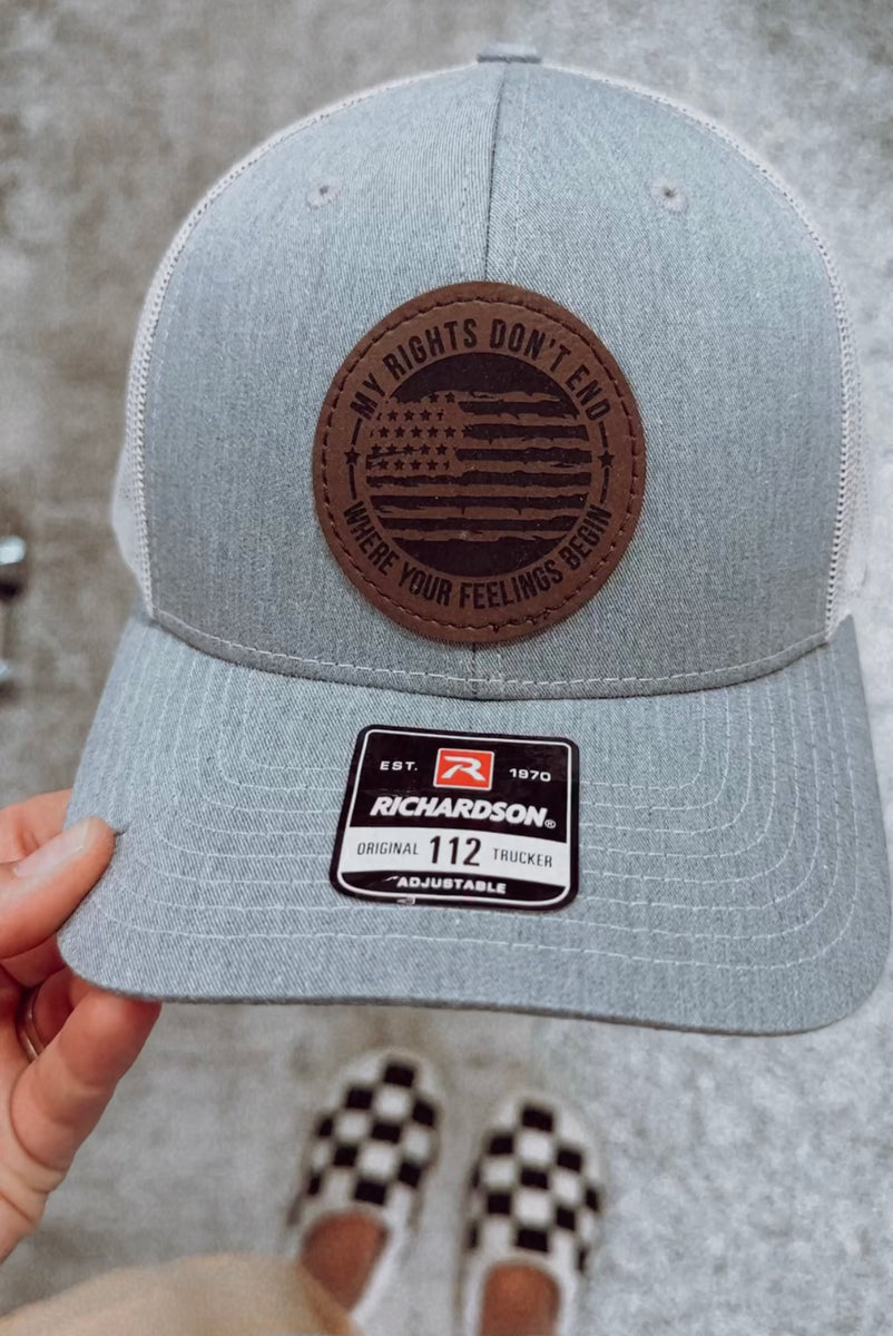 MY RIGHTS DONT END HAT – Little Hunters Wife