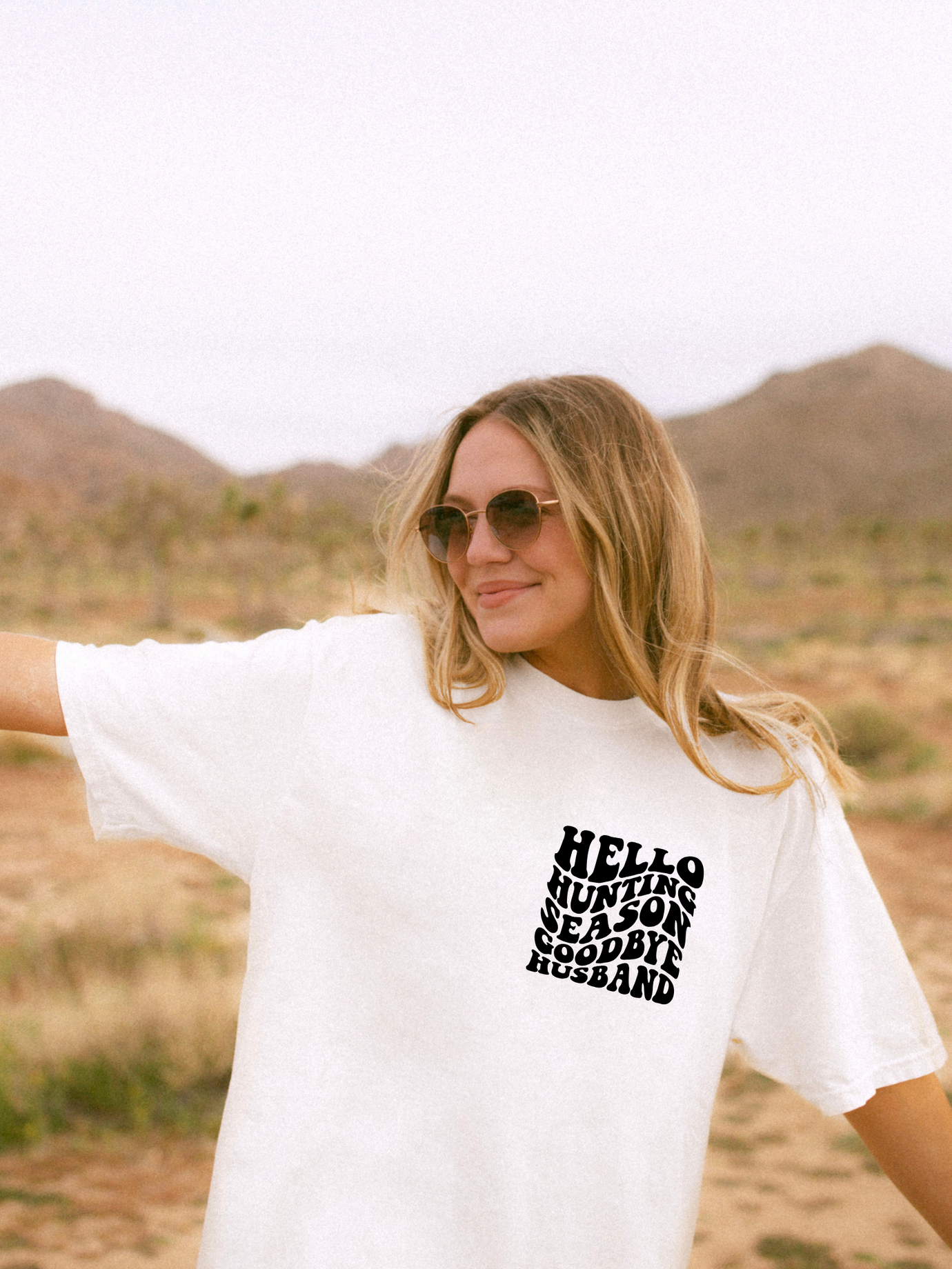 HELLO HUNTING SEASON GOODBYE HUSBAND - ADULT TEE – Little Hunters Wife